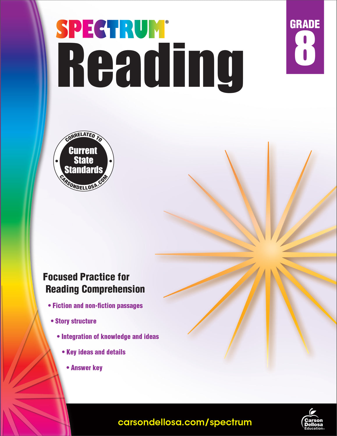 Spectrum Reading Comprehension Grade 8 Workbooks – Learning Post & Toys