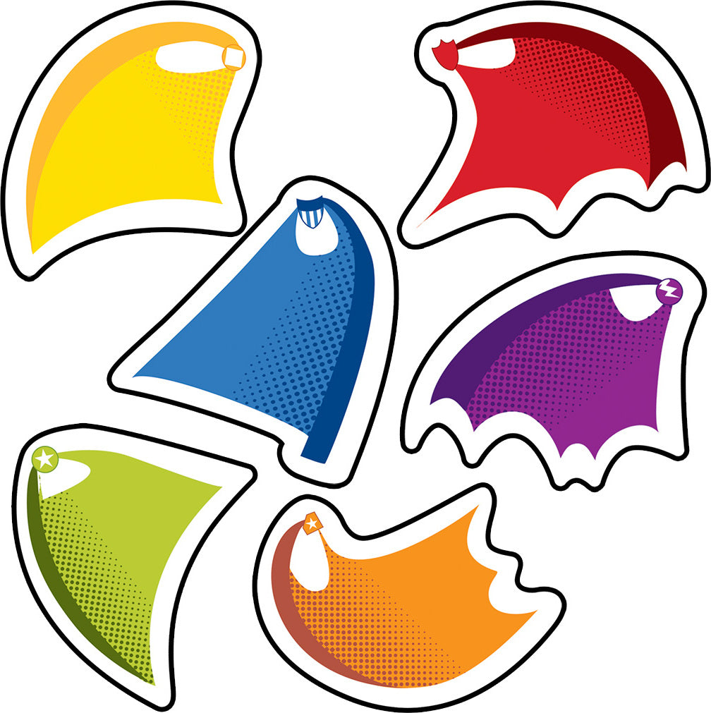 Super Power Capes Mini Cut-Outs – Learning Post & Toys