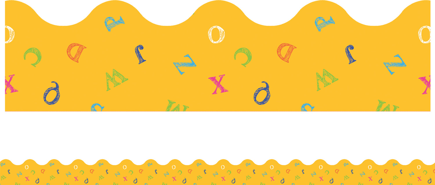 Alphabet Soup Scalloped Borders – Learning Post & Toys