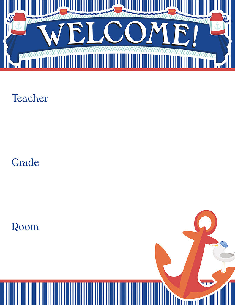 S.S. Discover Welcome Chart – Learning Post & Toys