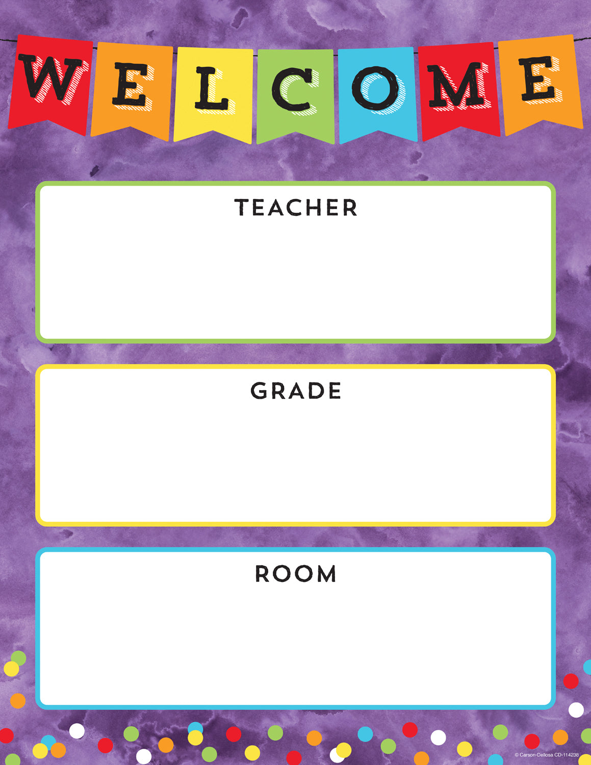 Celebrate Learning Welcome Chart – Learning Post & Toys