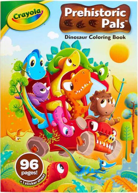 PREHISTORIC PALS COLORING BOOK – Learning Post & Toys