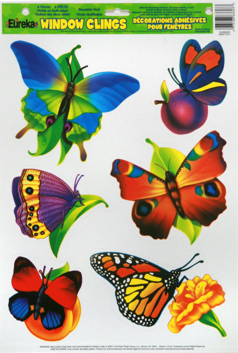 NOT JUST FOR WINDOWS! REUSABLE STATIC CLING VINYL ADHERES TO ANY LAMIN ...