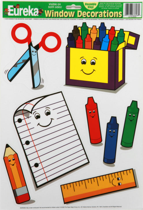 Back to School Window Clings – Learning Post & Toys