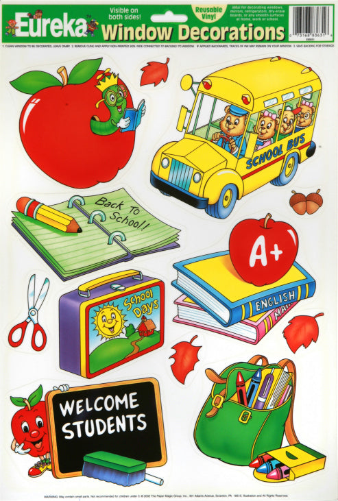 Welcome Students Window Clings – Learning Post & Toys