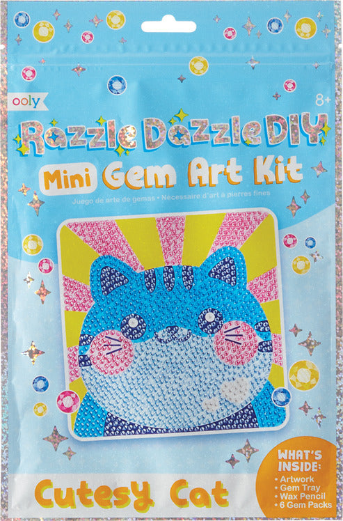 MINI GEM ART KIT CUTESY CAT – Learning Post & Toys
