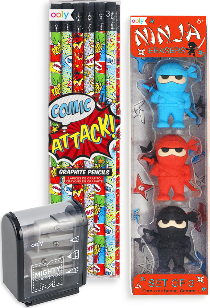 Comic Attack Happy Pack – Learning Post & Toys