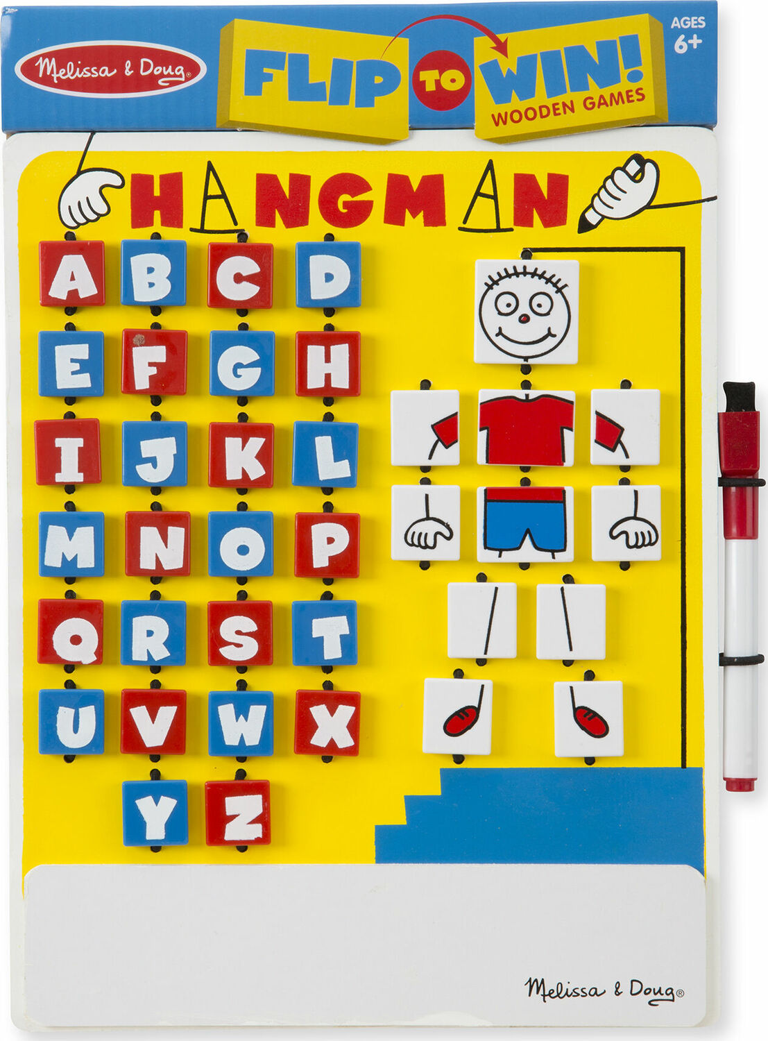 Flip-To-Win Hangman Travel Game – Learning Post & Toys