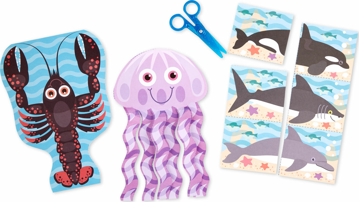 Scissor Skills Sea Life Activity Pad – Learning Post & Toys