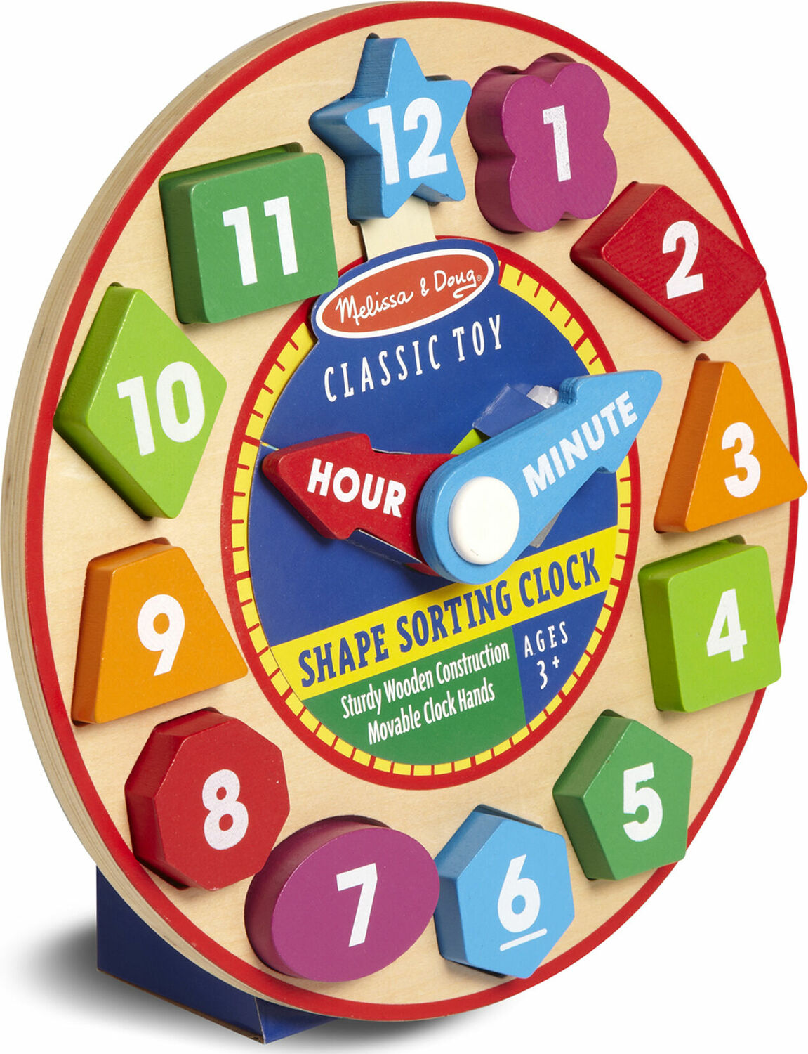 Shape Sorting Clock – Learning Post & Toys