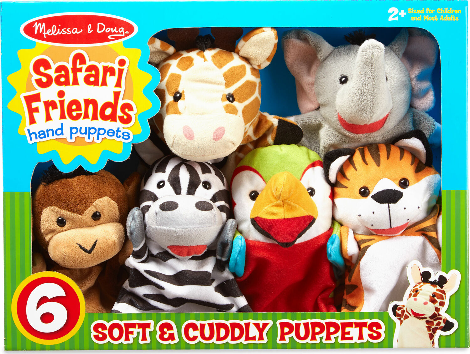Safari Buddies Hand Puppets – Learning Post & Toys