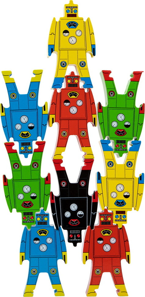 Wooden Stacking Robots – Learning Post & Toys