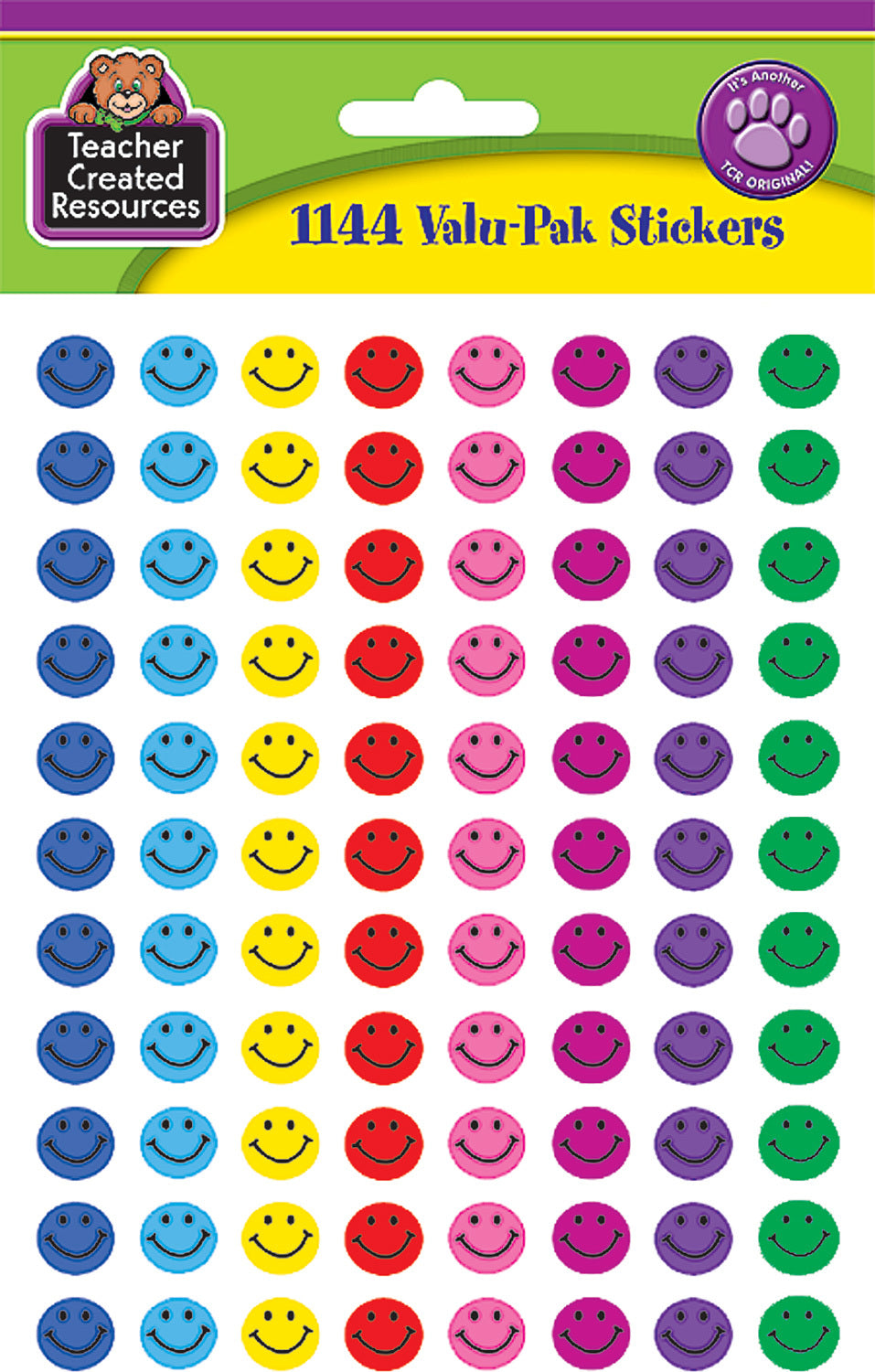 Mini Happy Face Stickers Valu-Pak – Learning Post & Toys