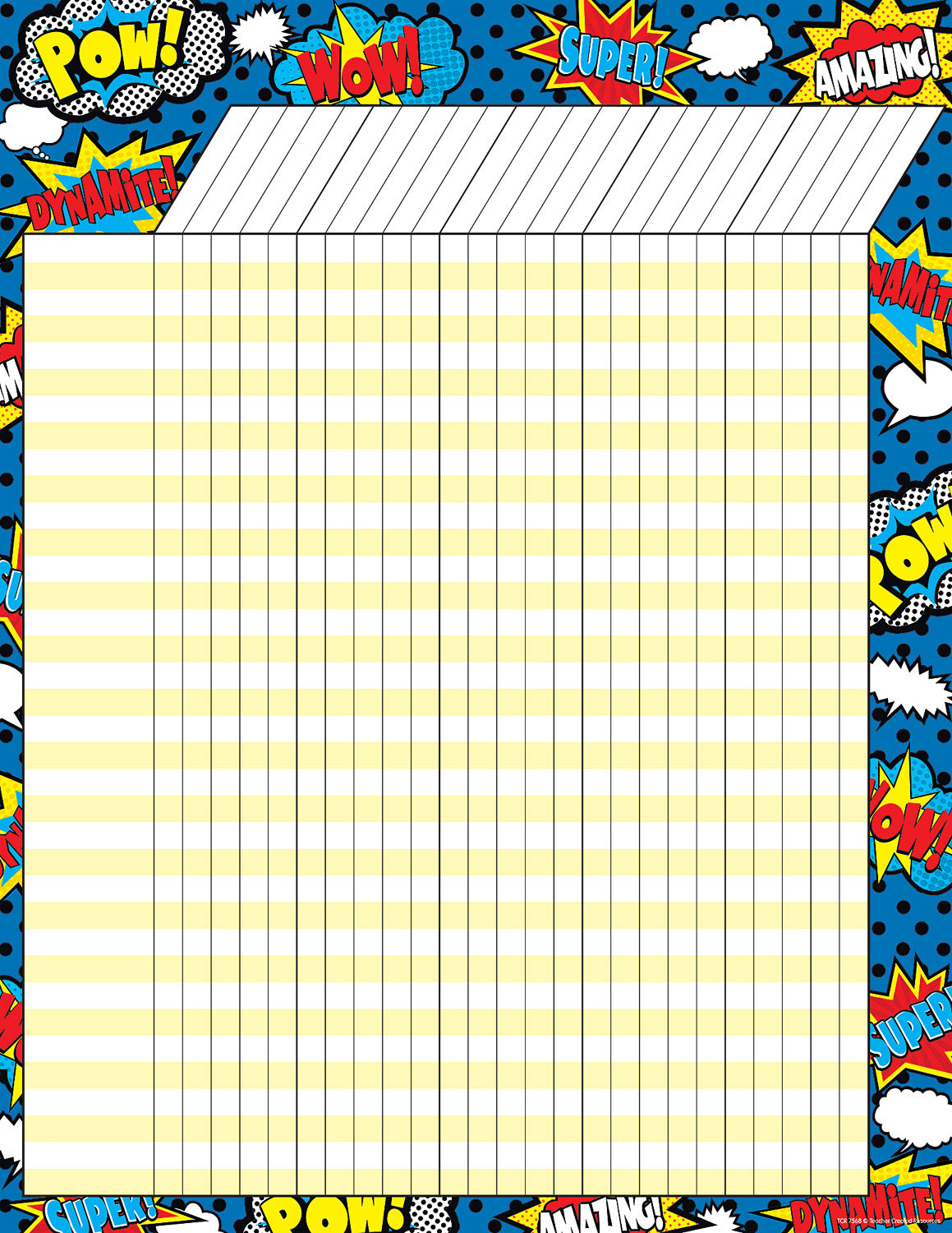 Superhero Incentive Chart – Learning Post & Toys