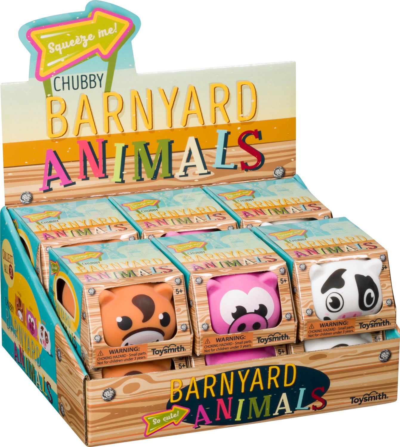 Toysmith - Chubby Barnyard Animals – Learning Post & Toys